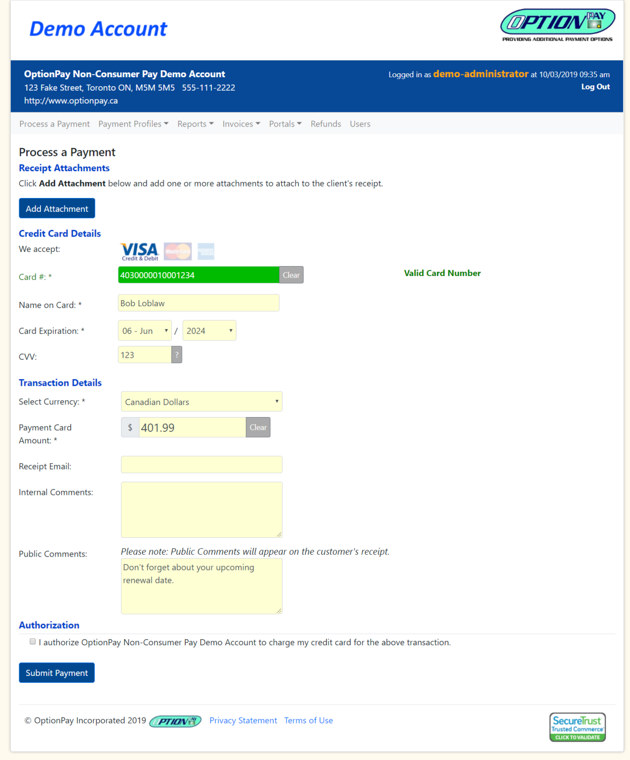Try OptionPay - OptionPay